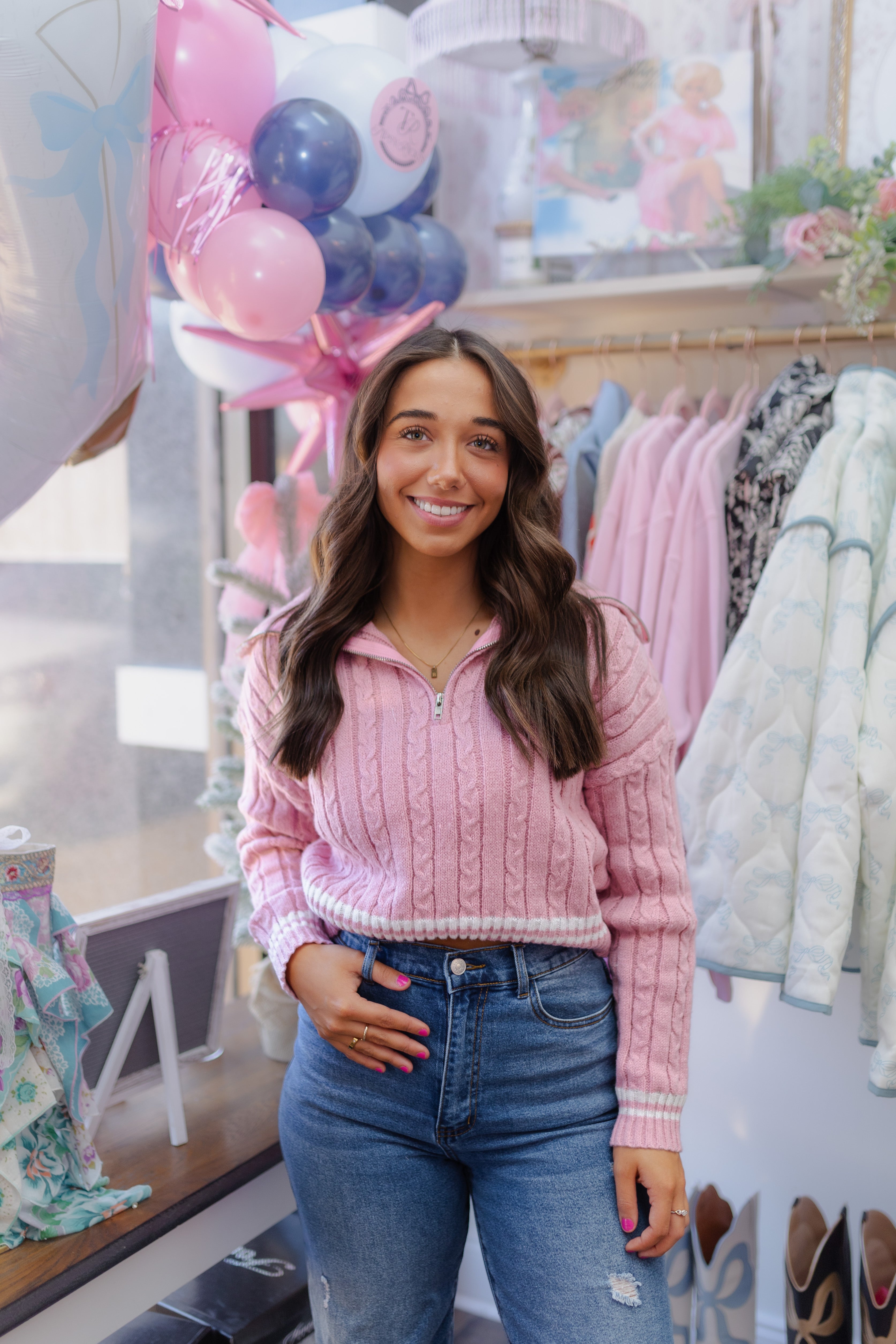 Alex Top- Pink – Tipsy Ricki's